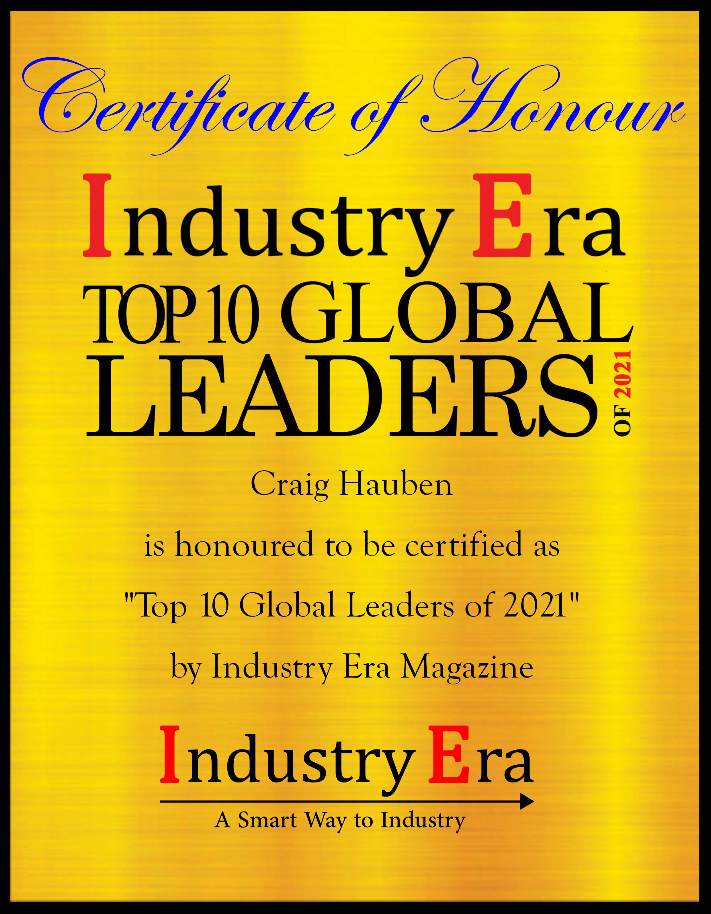 Craig Hauben, Chief Executive Officer of MediSpend, Top 10 Global ...